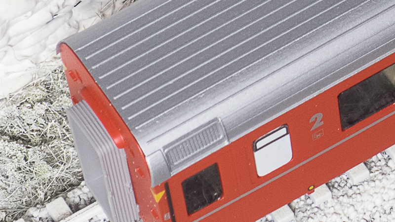 D+R 23475 - RhB BD 2475 Personenwagen mit Gepäckabteil verkürzt EW IV, 57,00