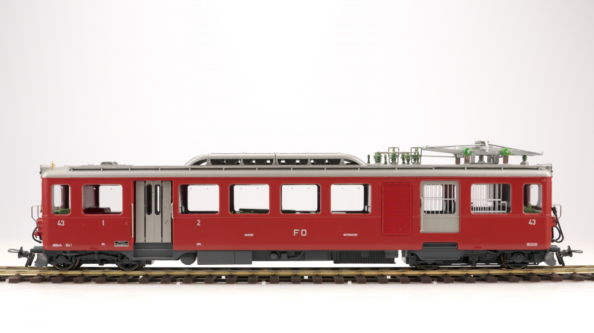 BEMO 1247 213 - FO BDeh 2/4 43 Elektrotriebwagen mit Zahnradantrieb ...