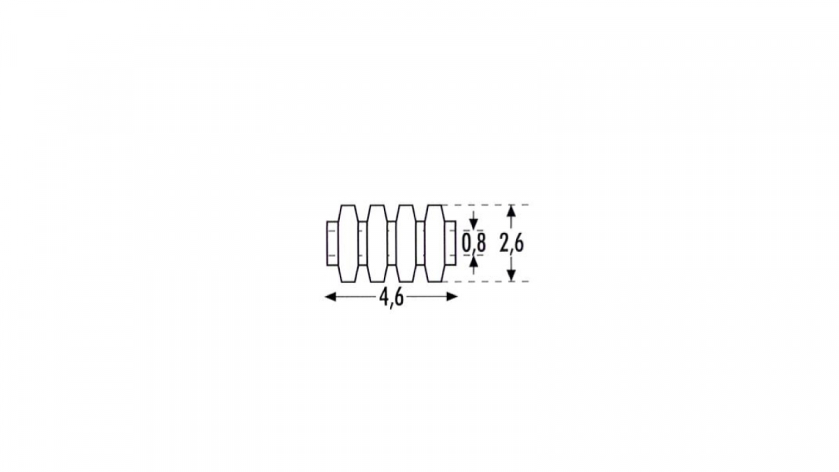 SOMMERFELDT 505 - Isolatoren mit Querloch braun VPE=20 Stück - www.MO ...