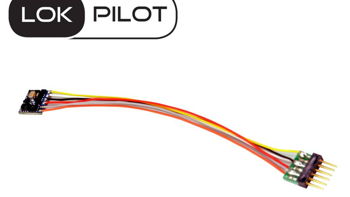 ESU 59826 - LokPilot 5 micro DCC, 6-pin NEM651, Spurweite N, TT mit K ...