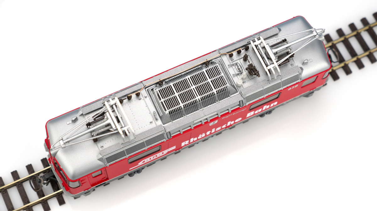 BEMO 1258 178 - RhB Ge 4/4 II 618 "Bergün" Elektrolokomotive, neurot ...