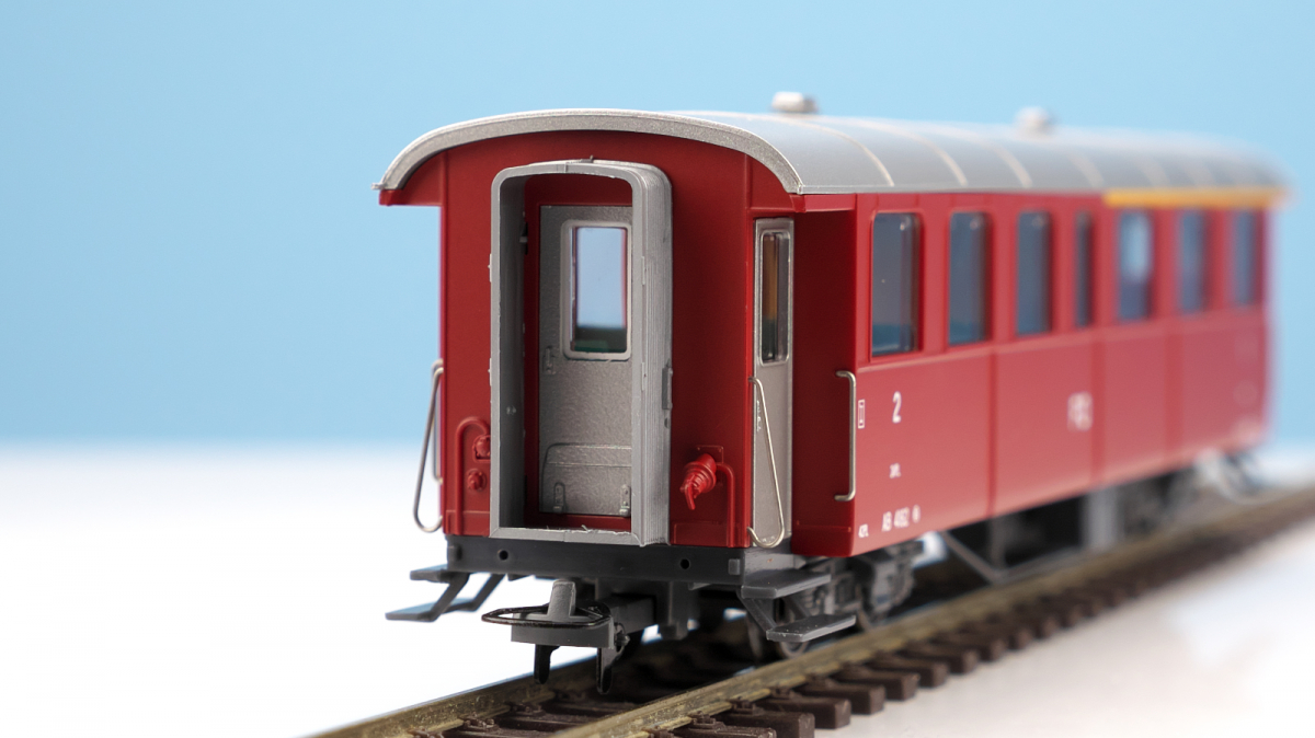 BEMO 3246 242 - FO AB 4162 Personenwagen 4-achsig 1./2. Klasse, dunke, 87,20