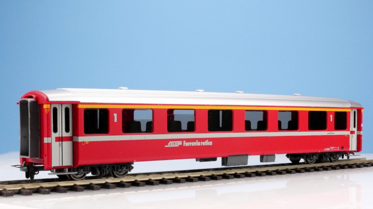 BEMO 3252 163 - RhB A 1233 Personenwagen EW I 4-achsig 1. Klasse, neu ...
