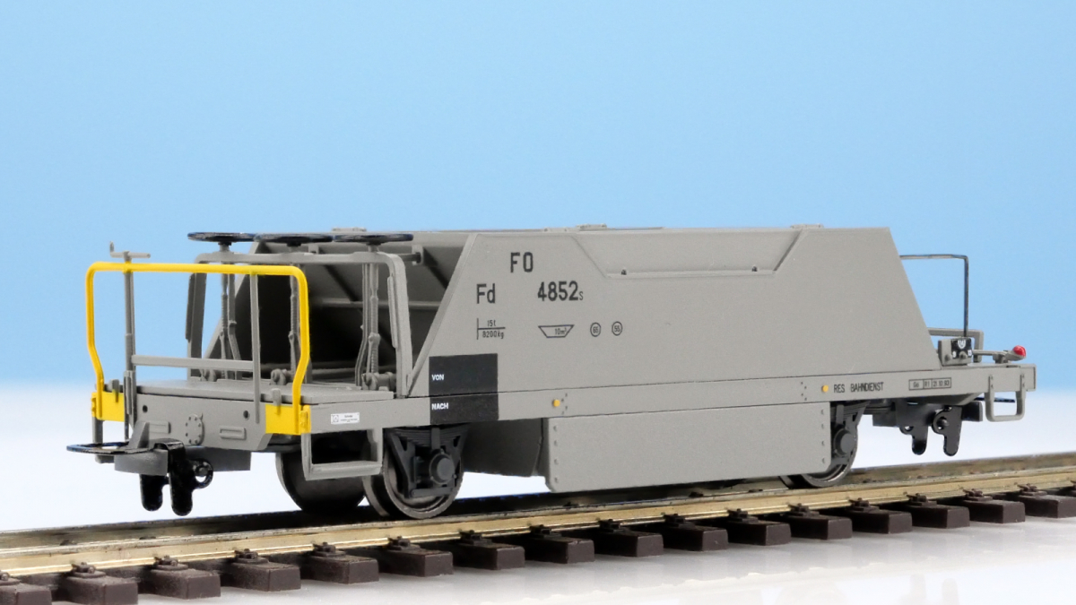 BEMO 2253 212 - FO Fd 4852 Selbstentladewagen 2-achsig, grau - www.MO ...