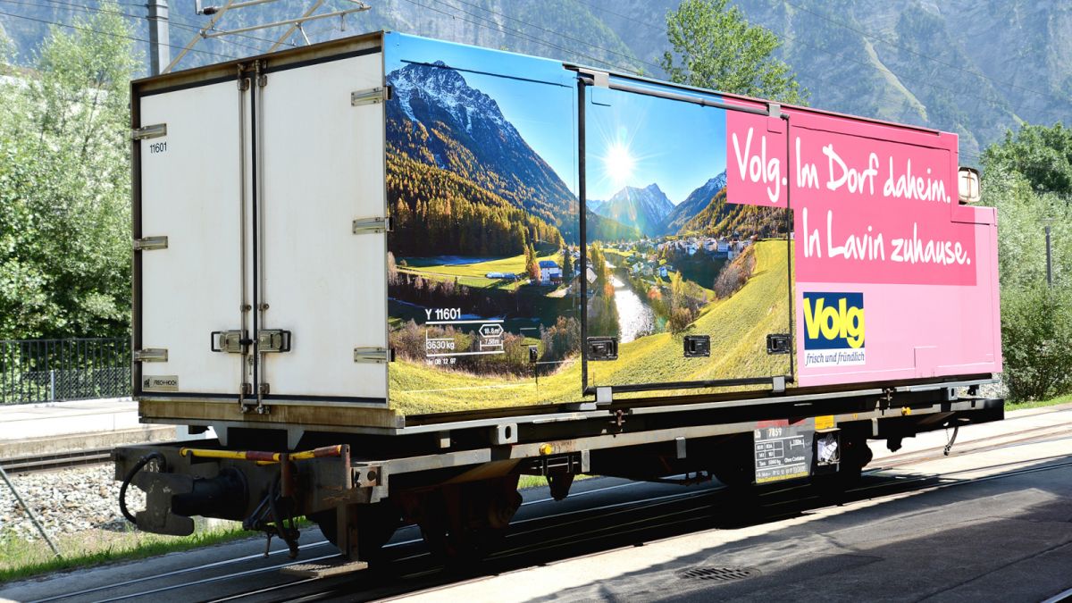 BEMO 9469 169 0m - RhB Lb 7859 Containertragwagen 2-achsig, grau mit ...